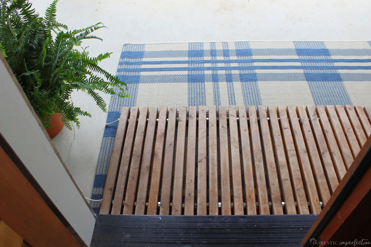 Entry Refresh and a Wooden Doormat Update - Wildfire Interiors