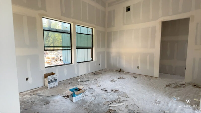 Interior House Tour (Drywall Stage) - Wildfire Interiors
